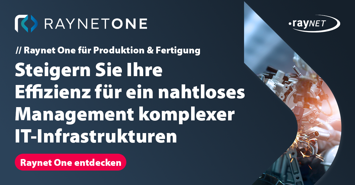 Raynet One for Production & Manufacturing | Discover to Manage