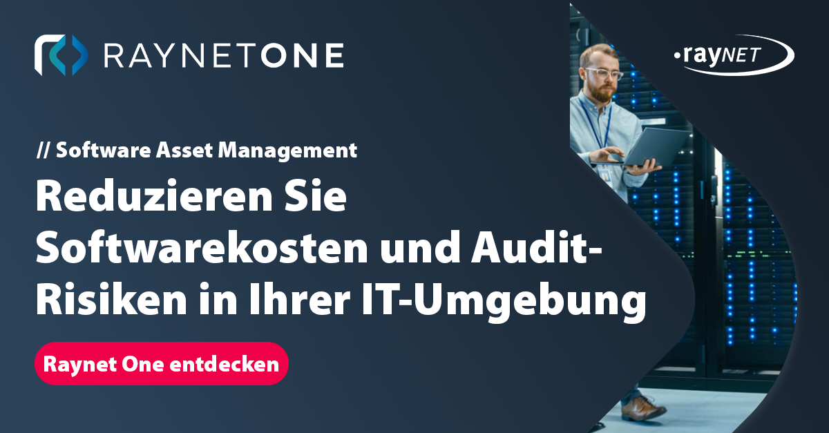 Software Asset Management mit Raynet One: zentral & effizient